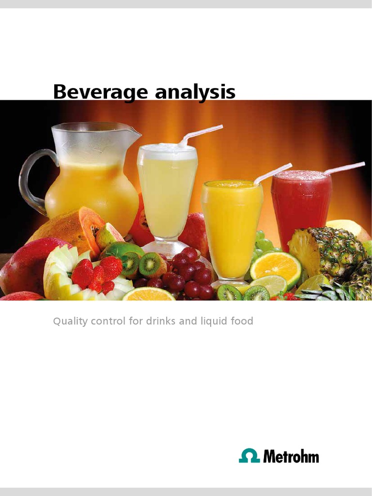 Beverage Analysis | PDF | Ph | Titration