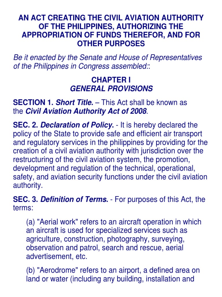 Civil Aviation Authority of The Philippines | PDF | Board Of Directors ...