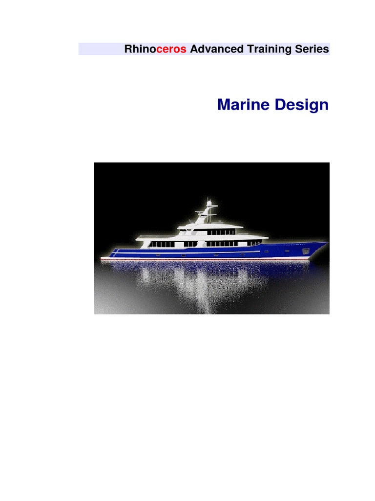 Rhino 3D - Marine Tutorial A4 | PDF | Hull (Watercraft) | Curvature