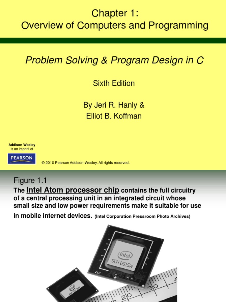 Overview of Computers and Programming: Problem Solving & Program Design ...