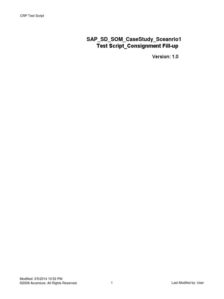 Test Script - Consignment Fill-Up | Download Free PDF | Invoice | Software