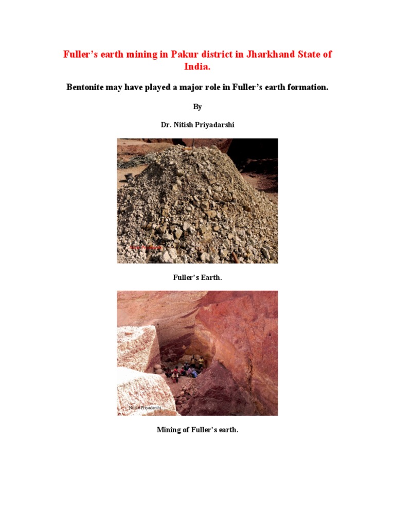 Fuller’s Earth Mining in Pakur, Jharkhand | PDF | Plateau | Petroleum