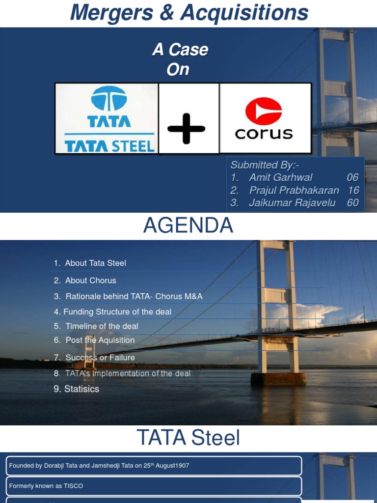 Tata Chorus | PDF | Mergers And Acquisitions | Stocks