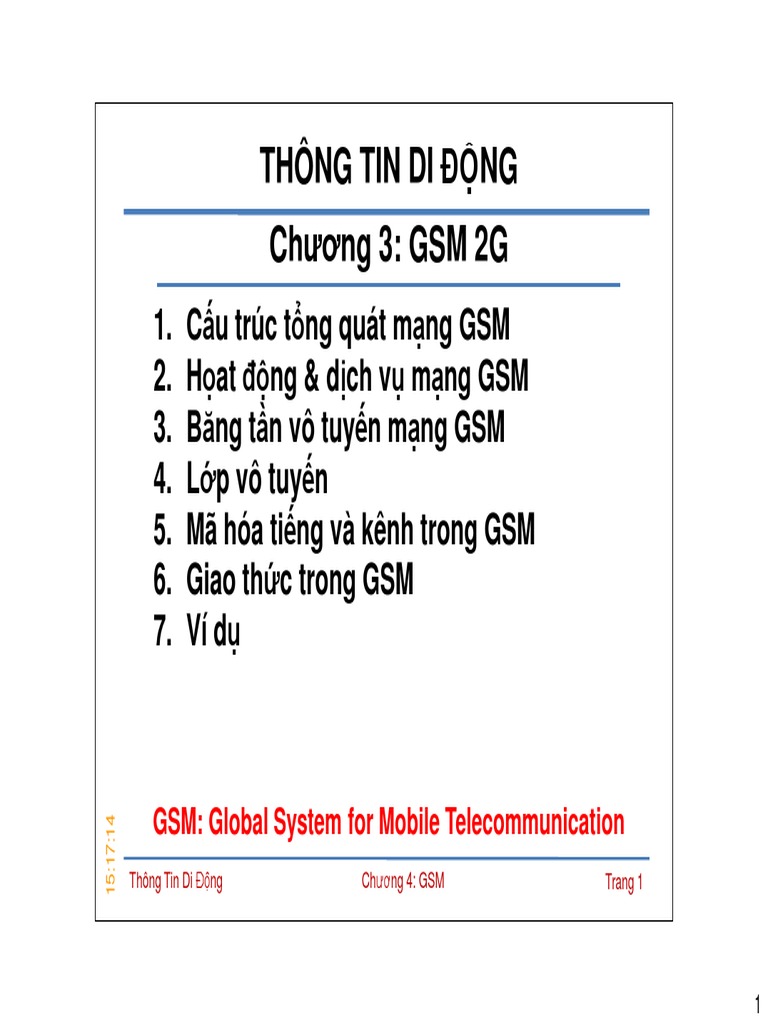 GSM 2G | PDF