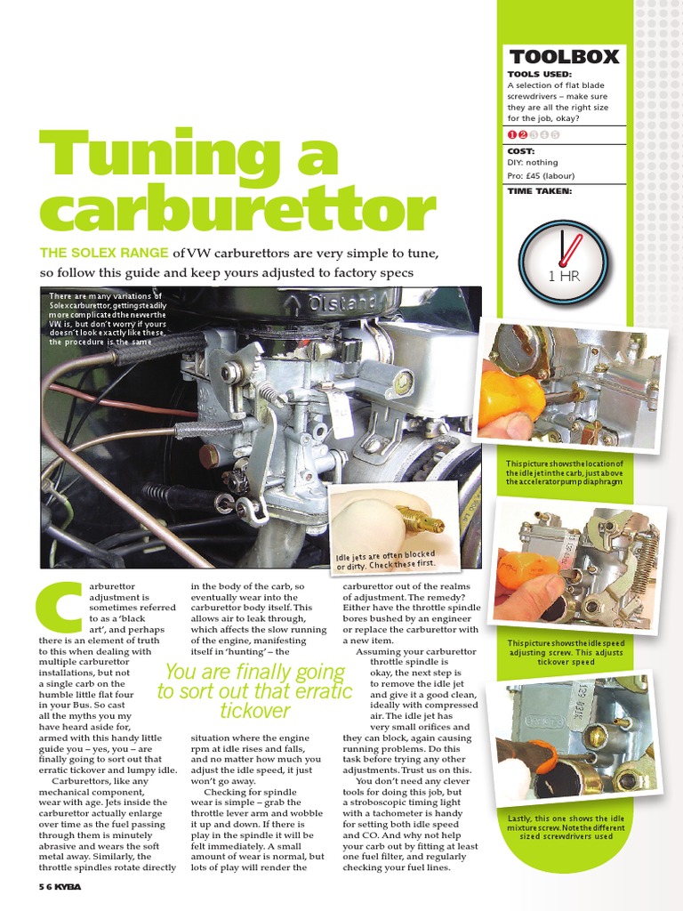 Carb Tuning | PDF | Carburetor | Throttle