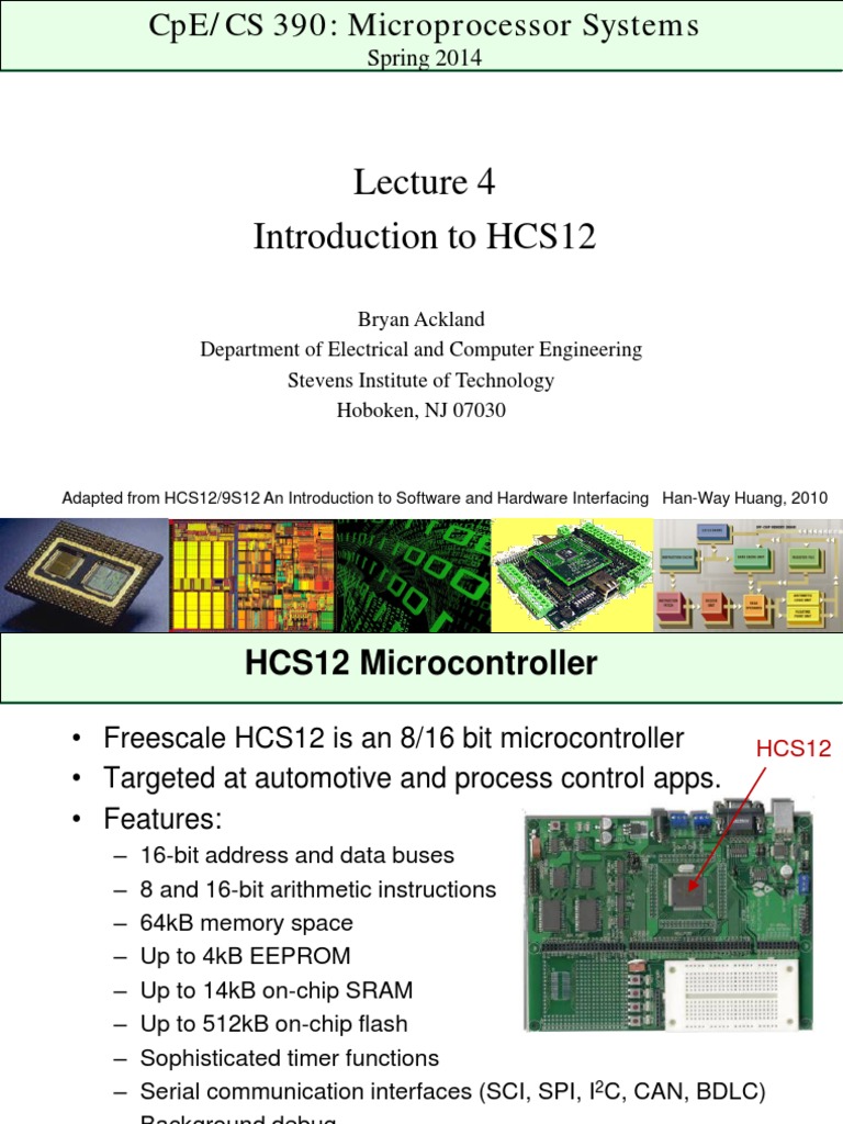 HCS12 | Download Free PDF | Microcontroller | Computer Science
