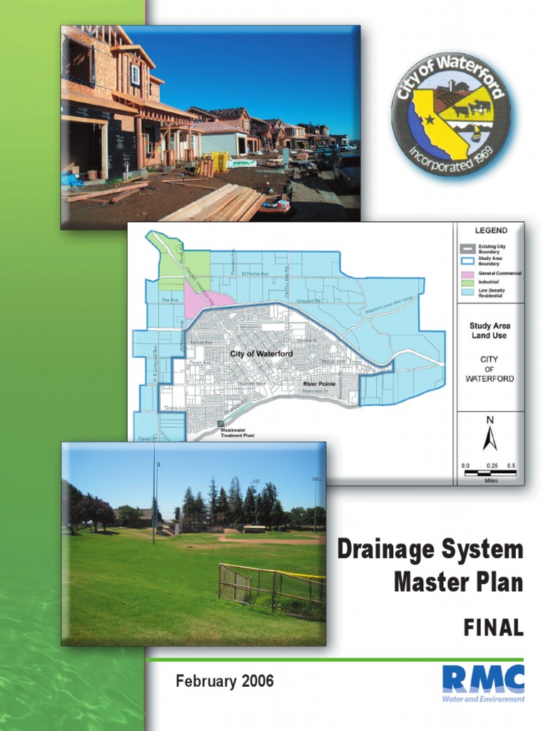 Waterford Storm Drain Master Plan | PDF | Stormwater | Storm Drain