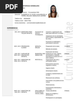 Resumen Curricular Nuevo Modelo | PDF