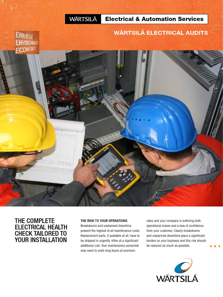 Wärtsilä Electrical Audits: The Complete Electrical Health Check ...