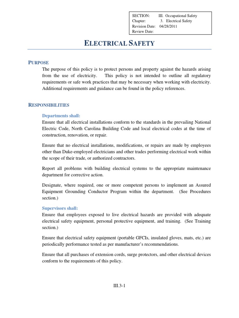 Electrical Safety | PDF | Electrical Connector | Electrical Wiring