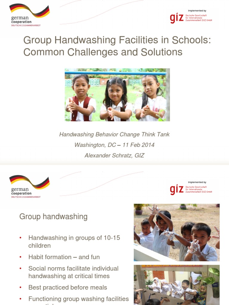 Group Handwashing Facilities in Schools | PDF | Hand Washing | Business