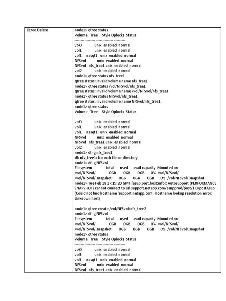 Netapp Commands | PDF | File System | Areas Of Computer Science