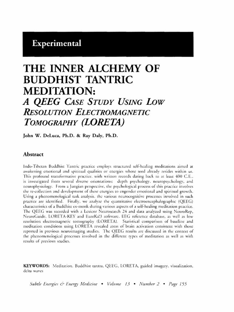 The Inner Alchemy of Buddhist Tantric Meditation | PDF | Frontal Lobe ...