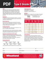 ASTM A53 Schedule 40 Submittal Sheet | PDF | Pipe (Fluid Conveyance) | Building Engineering