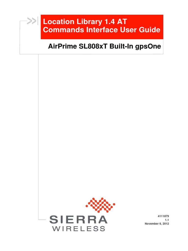 Location at Command Interface Guide Gpsone | PDF | Default (Computer Science) | Modem