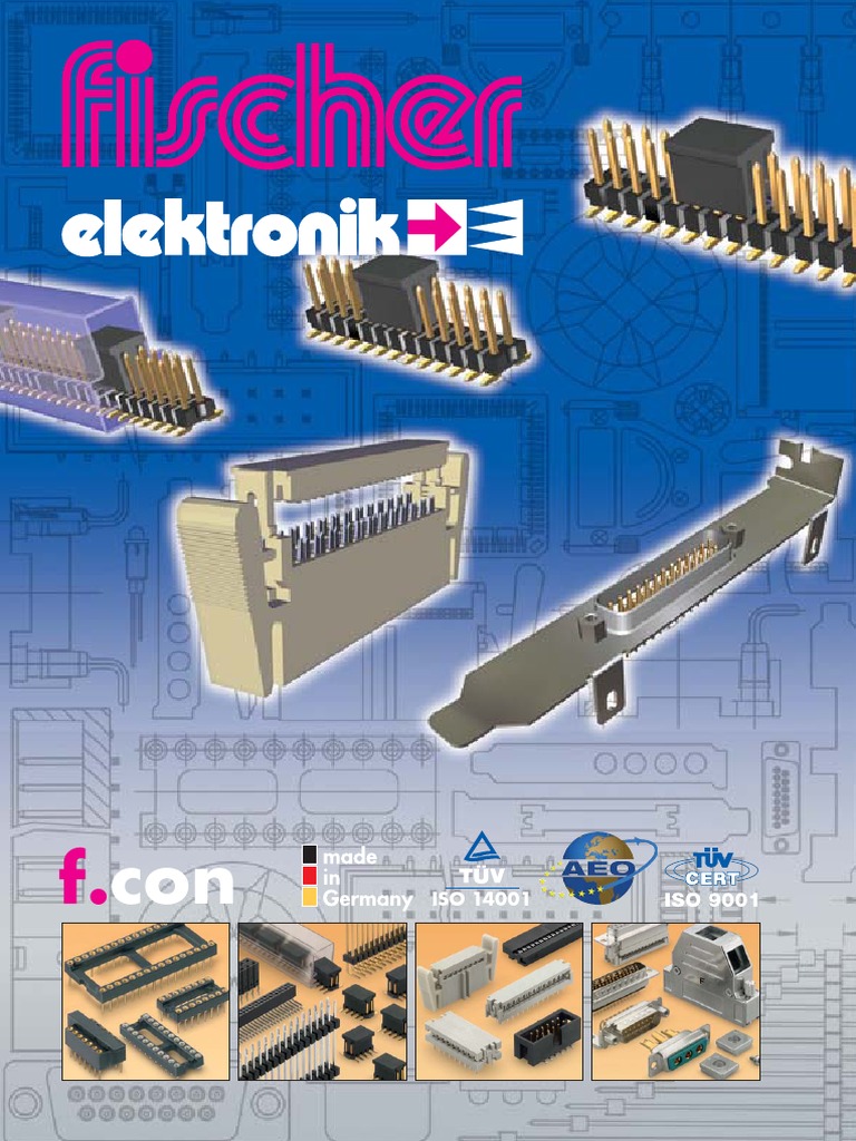 Fischer Elektronik - Connectors | PDF | Connectique | Joindre