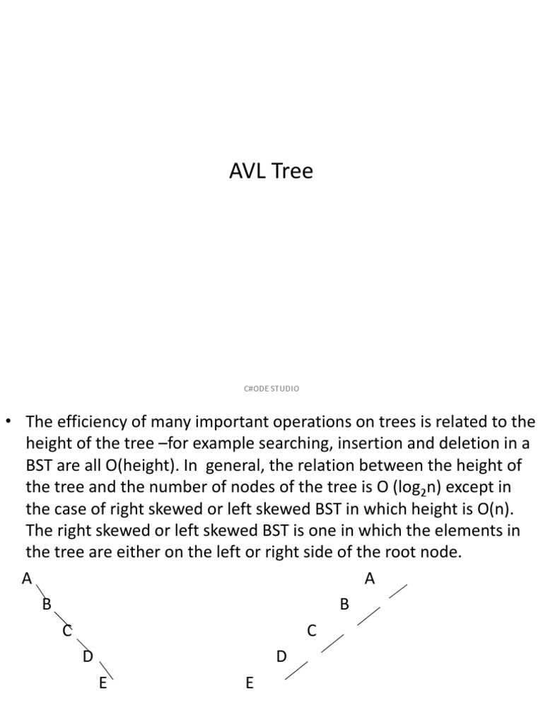 AVL Tree | PDF | Computer Data | Theoretical Computer Science
