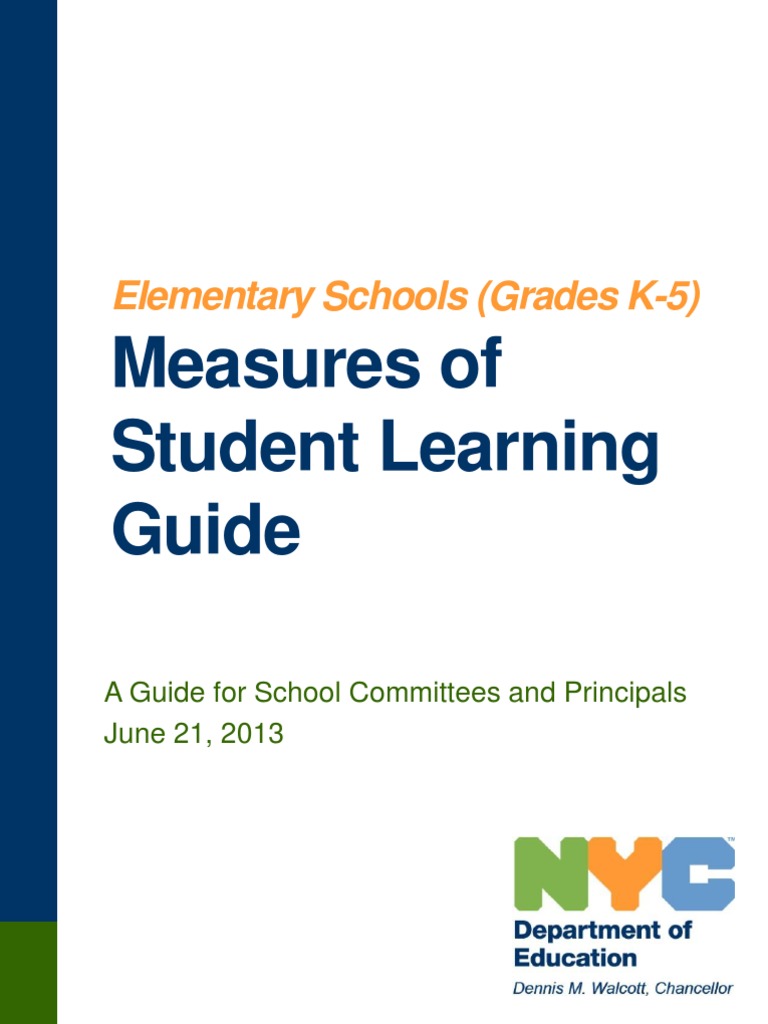 MOSL Guide Elementary Schools FINAL | PDF | Educational Assessment ...