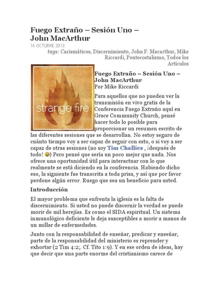 Fuego Extraño | PDF