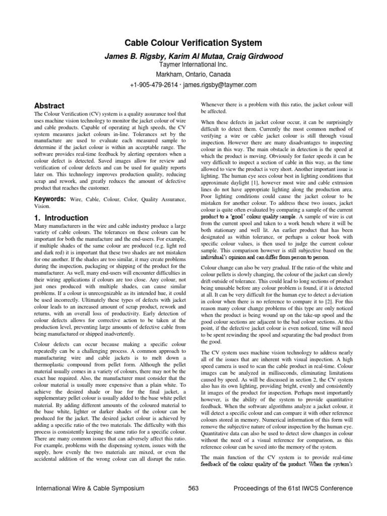Taymer - Color Measurement | PDF | Color | Optics