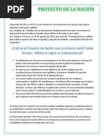 Proyectos de Nación: Monárquico e Imperial | PDF | México | Gobierno