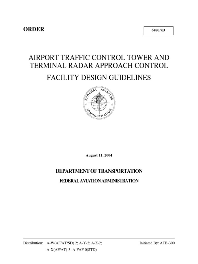 6480.7D Control Tower | PDF | Air Traffic Control | Airport