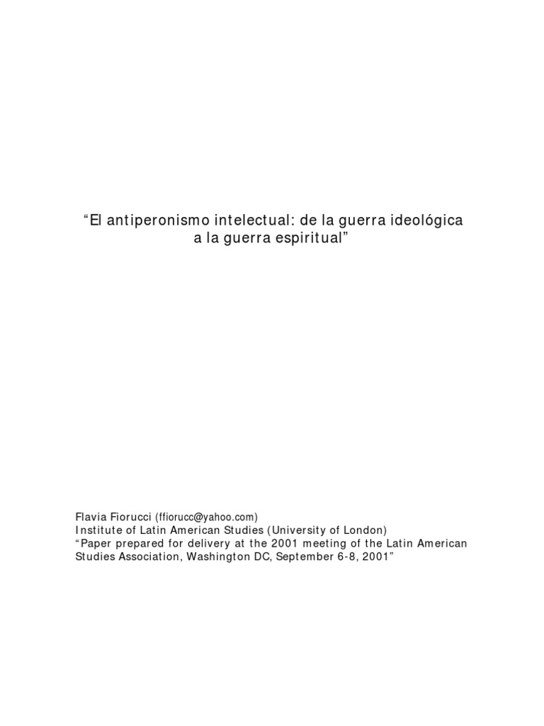 Fiorucci Flavia | PDF | Nacionalismo | Intelectual
