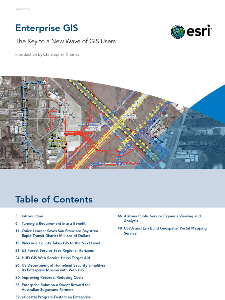 Enterprise GIS: The Key To A New Wave of GIS Users | PDF | Esri ...