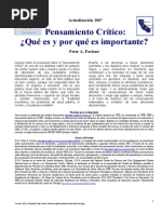 Robert Ennis | PDF | Pensamiento crítico | Falacia