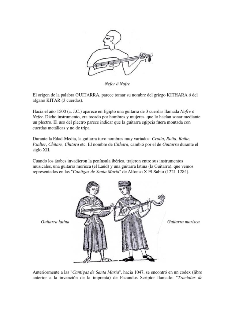 Nefer Ó Nofre | PDF | Guitarras | Música clásica