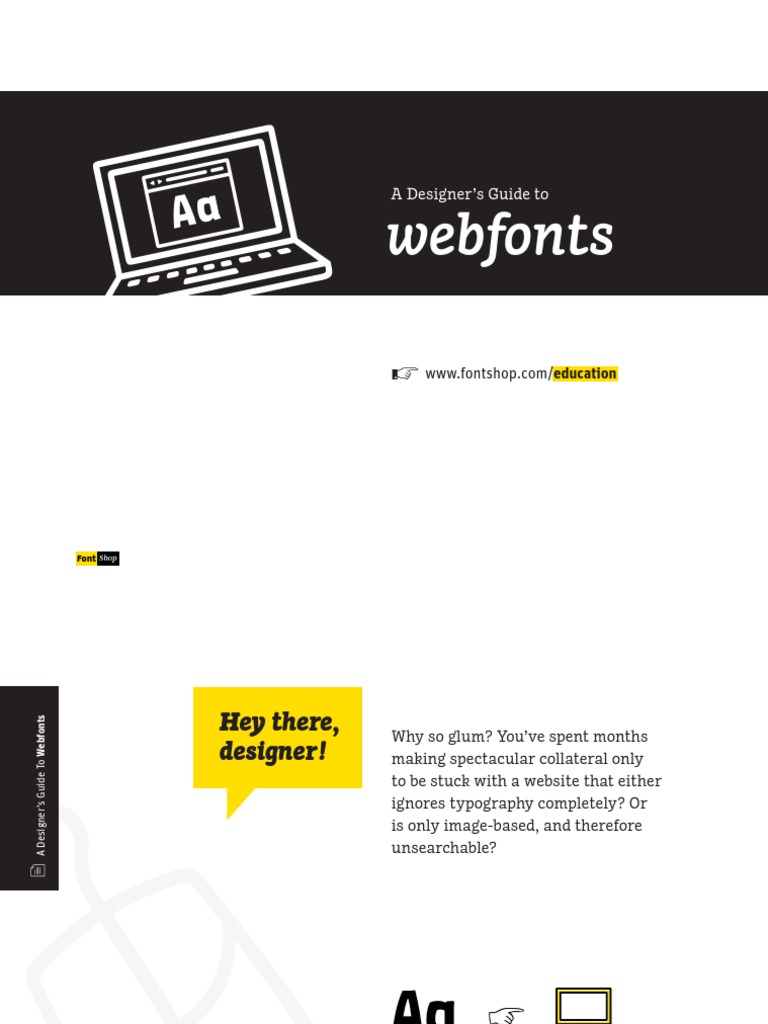 Fontshop Webfonts PDF | PDF | Typefaces | Typography