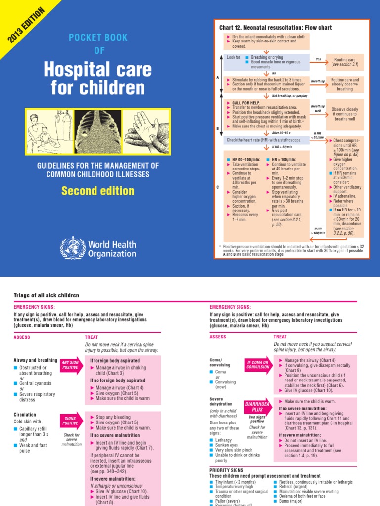 Pocket Book of Hospital Care For Children, 2nd Ed. (WHO) | PDF ...