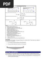 Spring Calculation | PDF | Young's Modulus | Pi