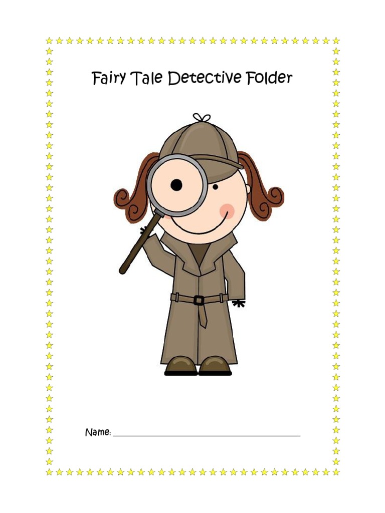 Fairy Tale Detective Activity Folder | PDF