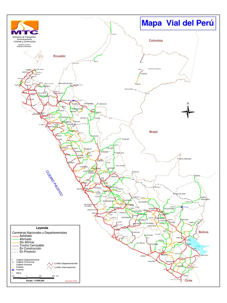 Mapa Vial Del Perú | PDF | América del Sur | Perú