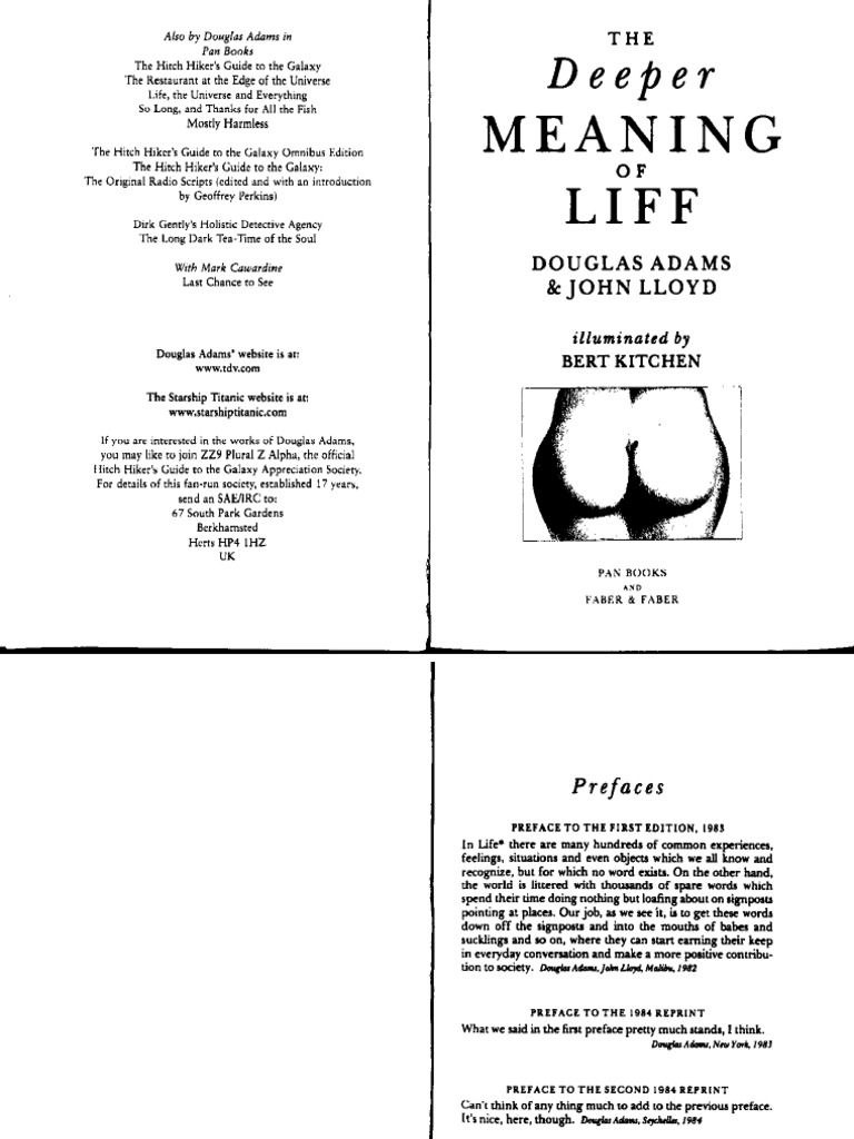 Douglas Adams & John Lloyd - The Deeper Meaning of Liff | PDF