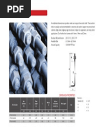 Anchor Bolt Projection Guidelines | PDF