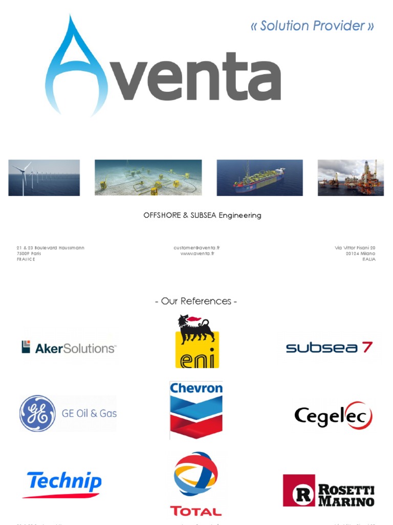 AVENTA Presentation 2014 | Download Free PDF | Subsea (Technology ...