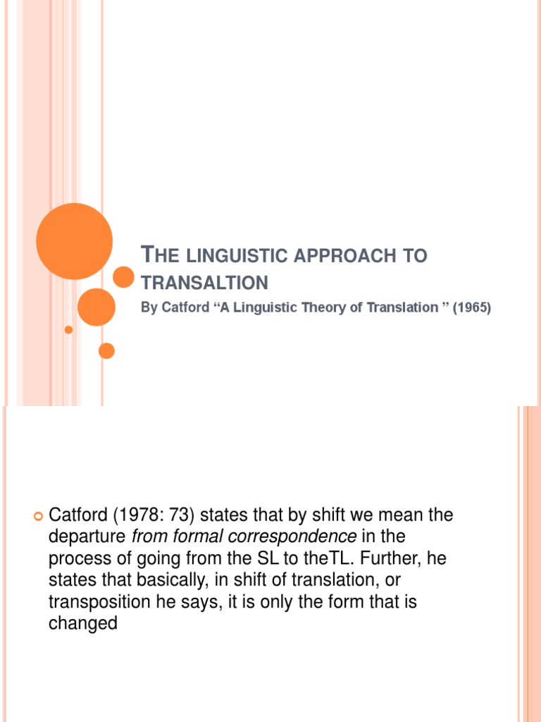Catford Shift | PDF | Grammatical Number | Translations