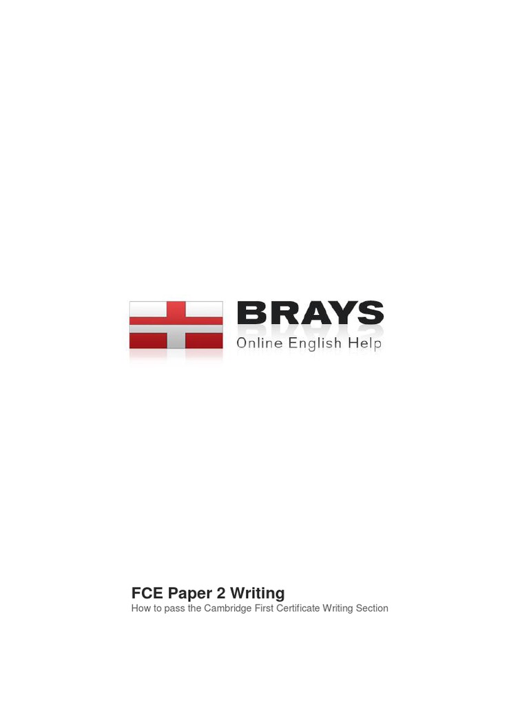 FCE Writing: Formal Letter Guide | PDF