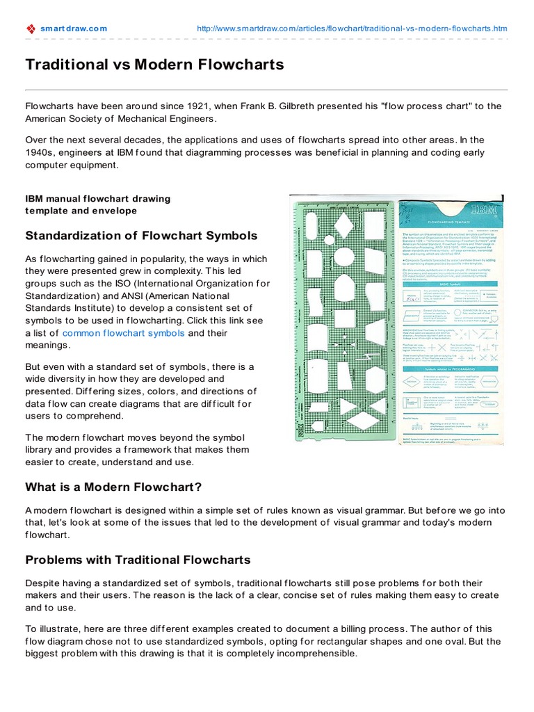 Traditional Vs Modern Flowcharts | Download Free PDF | Software ...