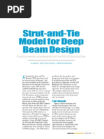 Deep Beam Design Example | PDF | Truss | Stress (Mechanics)