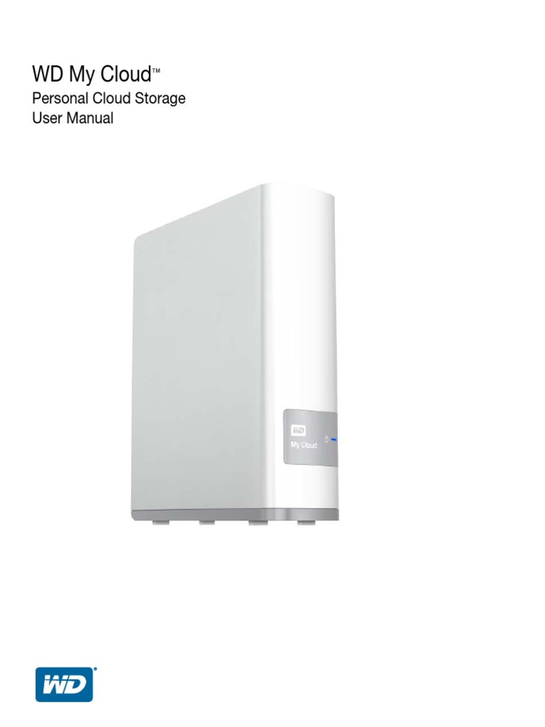 WD My Cloud: Personal Cloud Storage User Manual | PDF | Cloud Computing | Computer File