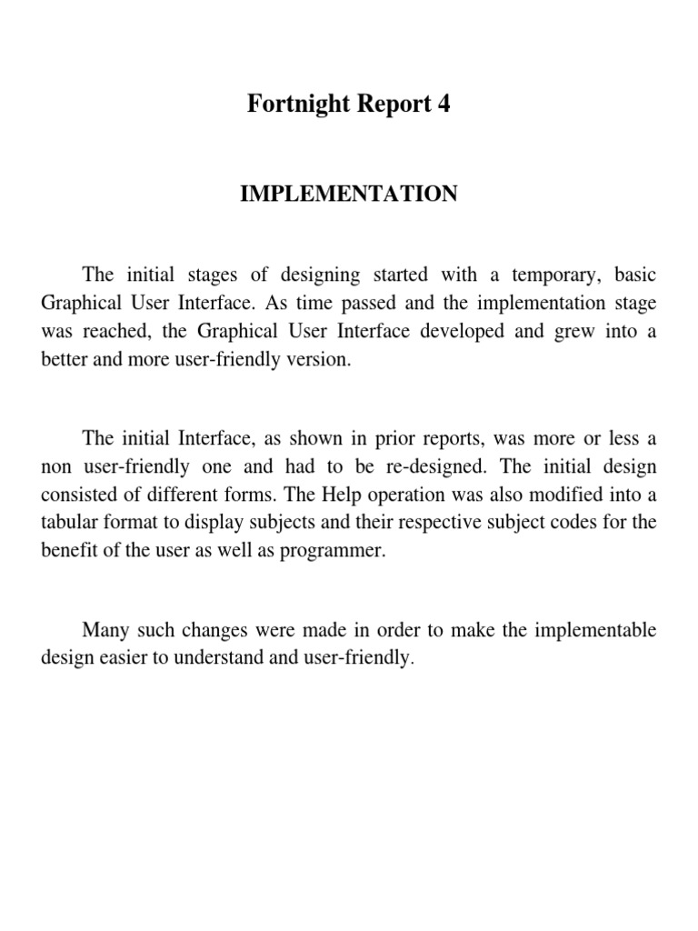 Fortnight Report 4: Implementation | PDF | Art | Computers