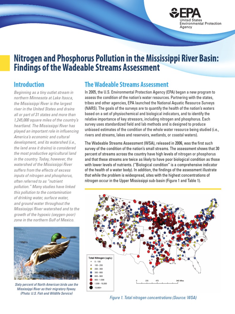 Epa Marb Fact Sheet 112911 508 | PDF | Mississippi River | Water Resources