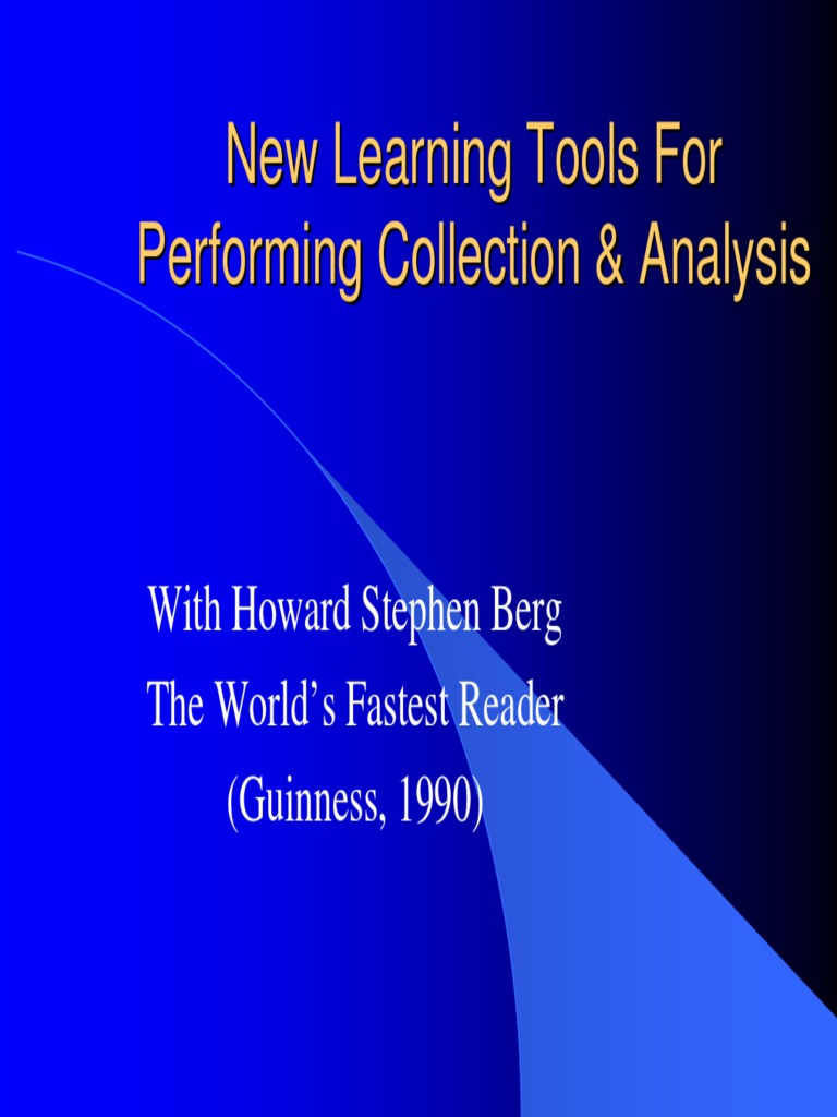 Berg-New Learning Tools For Analysis | PDF | Logos | Creativity