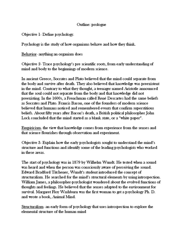 AP Psychology Myers 8th Edition Prologue | PDF | Psychiatry | Clinical ...