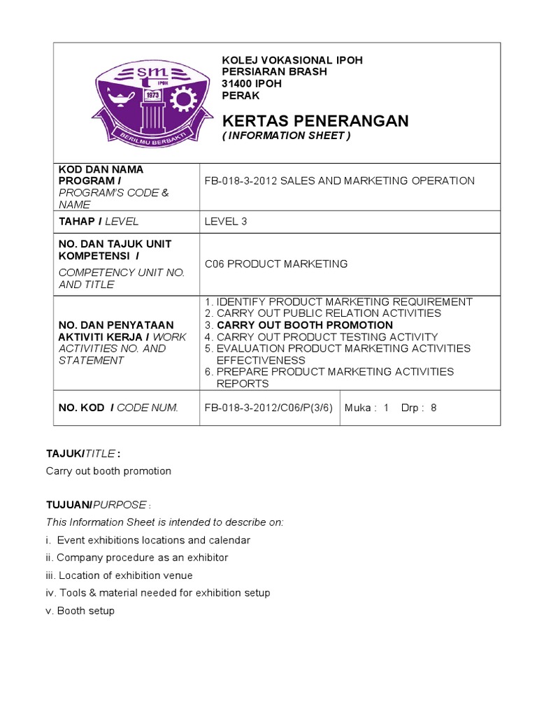 Booth Promotion Guide for Exhibitors | PDF | Graphics | Business