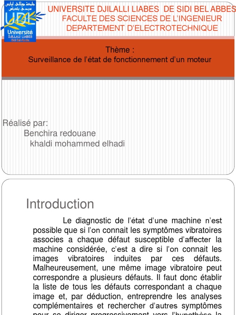 Etude Des Principaux Défauts | PDF | Machine | Physique
