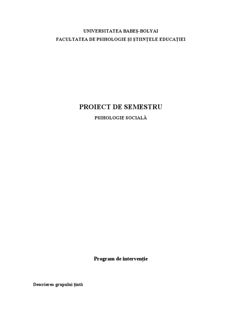Proiect Sociala | PDF